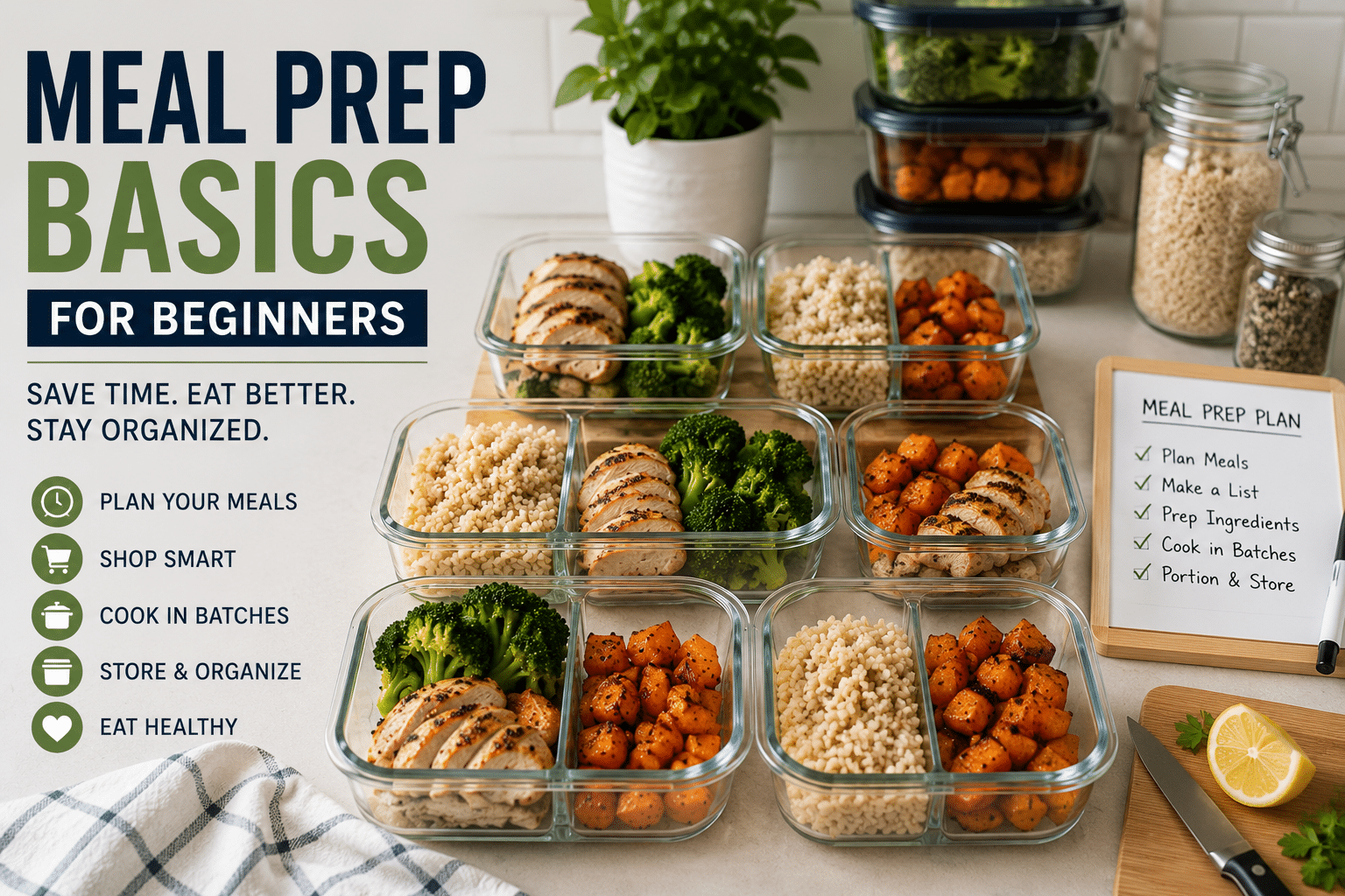 Meal Prep Basics: How to Save Time and Eat Better Every Week
